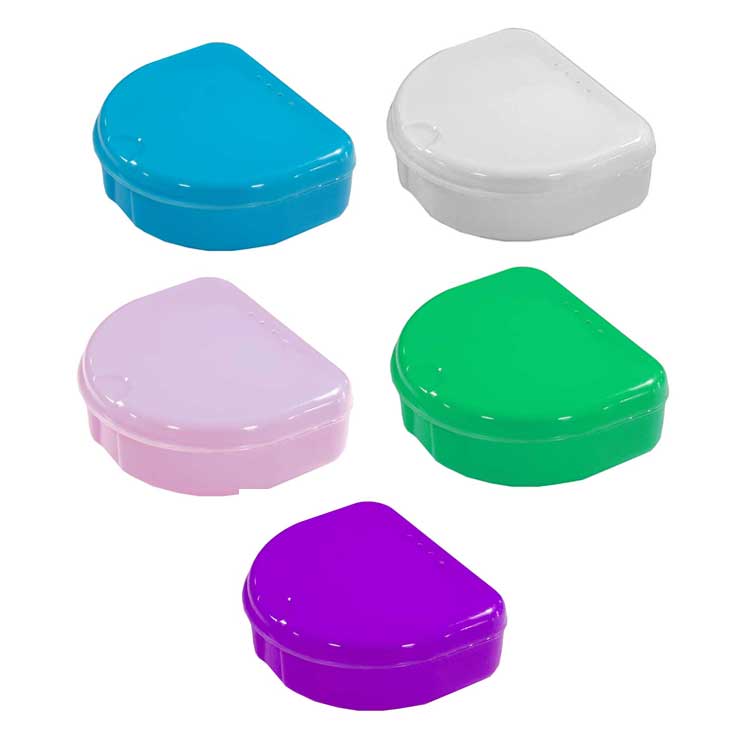 RETAINER BOX, 2.5CM DEPTH, ASSORTED, 120PCS PER CARTON, 992655B | numedical